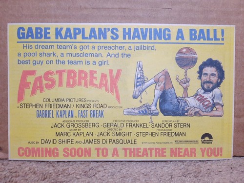 1979 Fast Break Movie Newspaper Ad Gabriel Kaplan | eBay