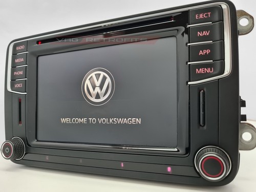 VW DISCOVER MEDIA MIB2 UNLOCKED CARPLAY ANDROID WIFI DAB+ VOICE CONTROL ...