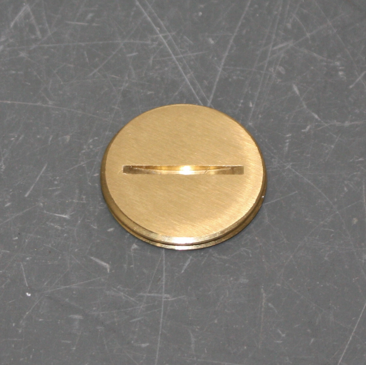 Steel City Floor Plate Plug 692-SC, 1" Round, Brass, for P64 Covers | eBay