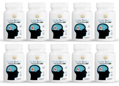 10 Pack Brain Switch, boost memory & increase focus-60 Capsules x10 | eBay