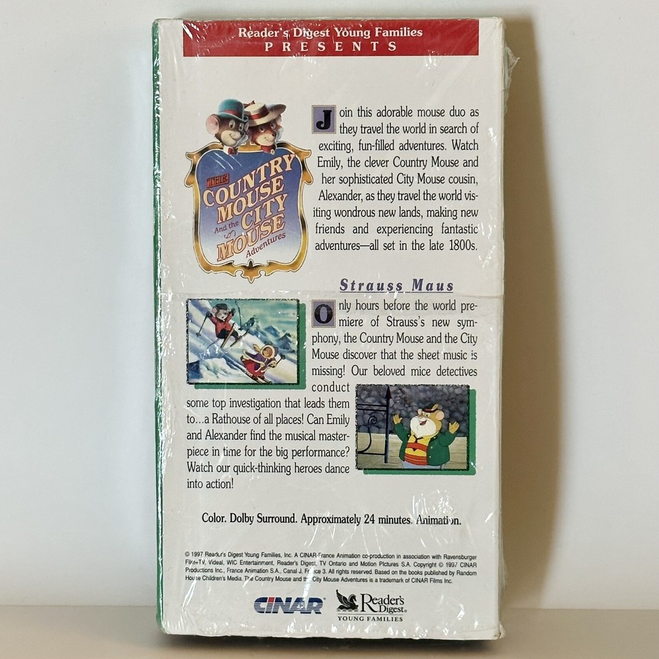 Strauss Maus - The Country Mouse And The City Mouse Adventures (VHS ...