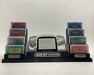 Gameboy Advance & 16 Game's in Cases Display - DISPLAY ONLY (Customize ...