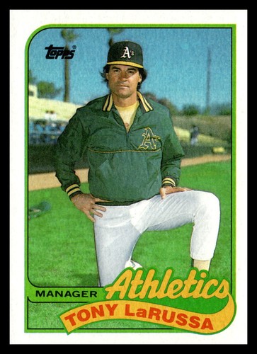1989 Topps #224 Tony LaRussa Oakland Athletics Baseball Card | eBay