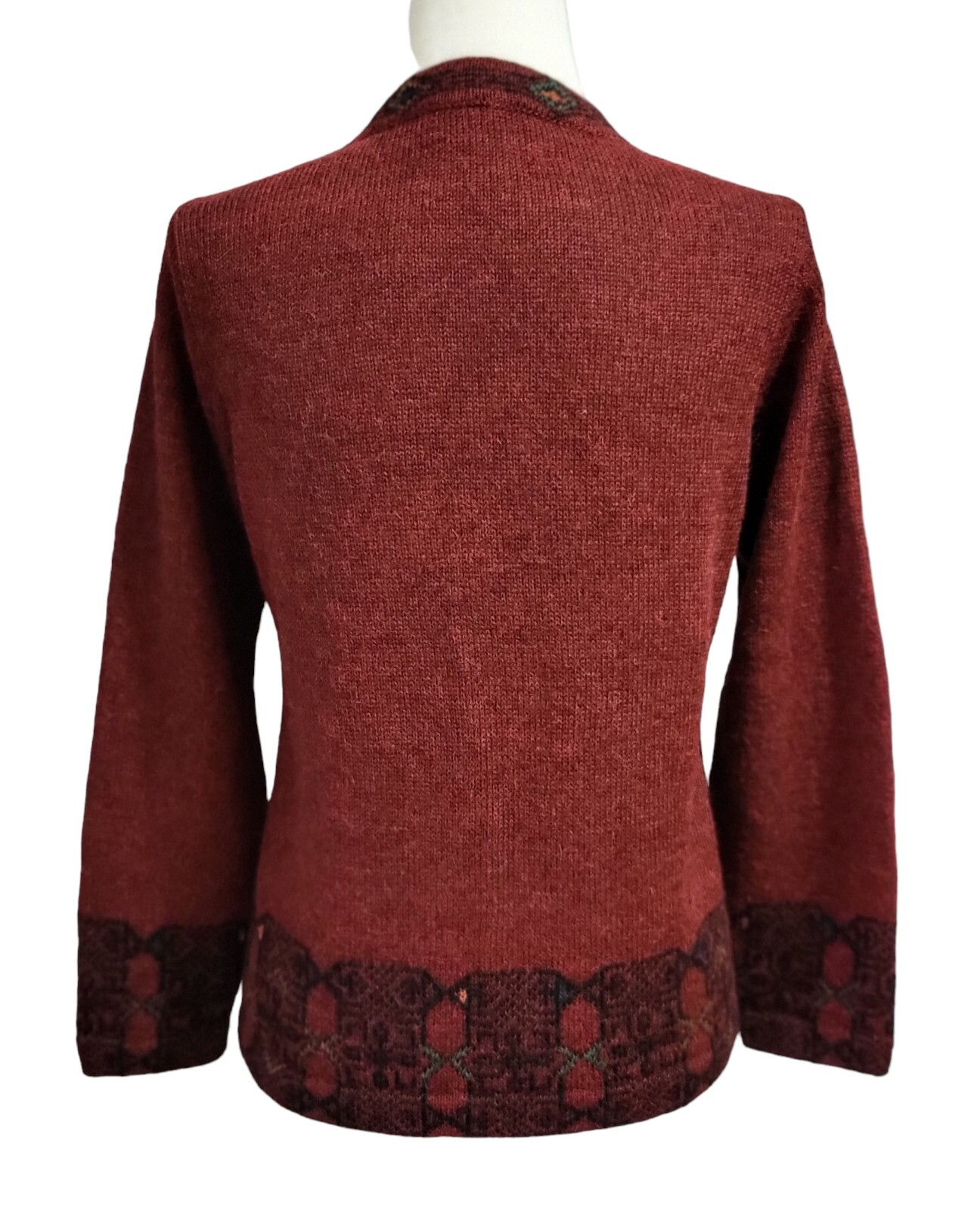 Invisible World 100% Alpaca Cardigan Sweater Womens S… - Gem