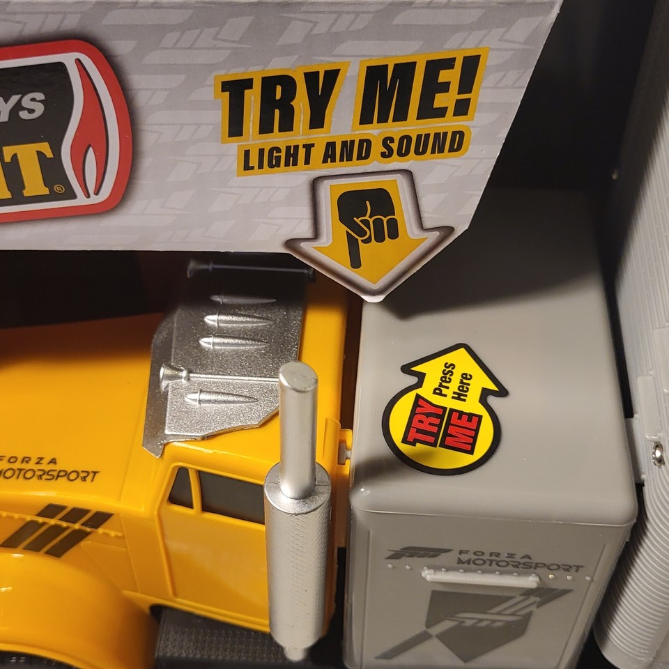 New Bright Forza Motorsport Hauler Set Vehicle Transport - 1:24 Scale ...