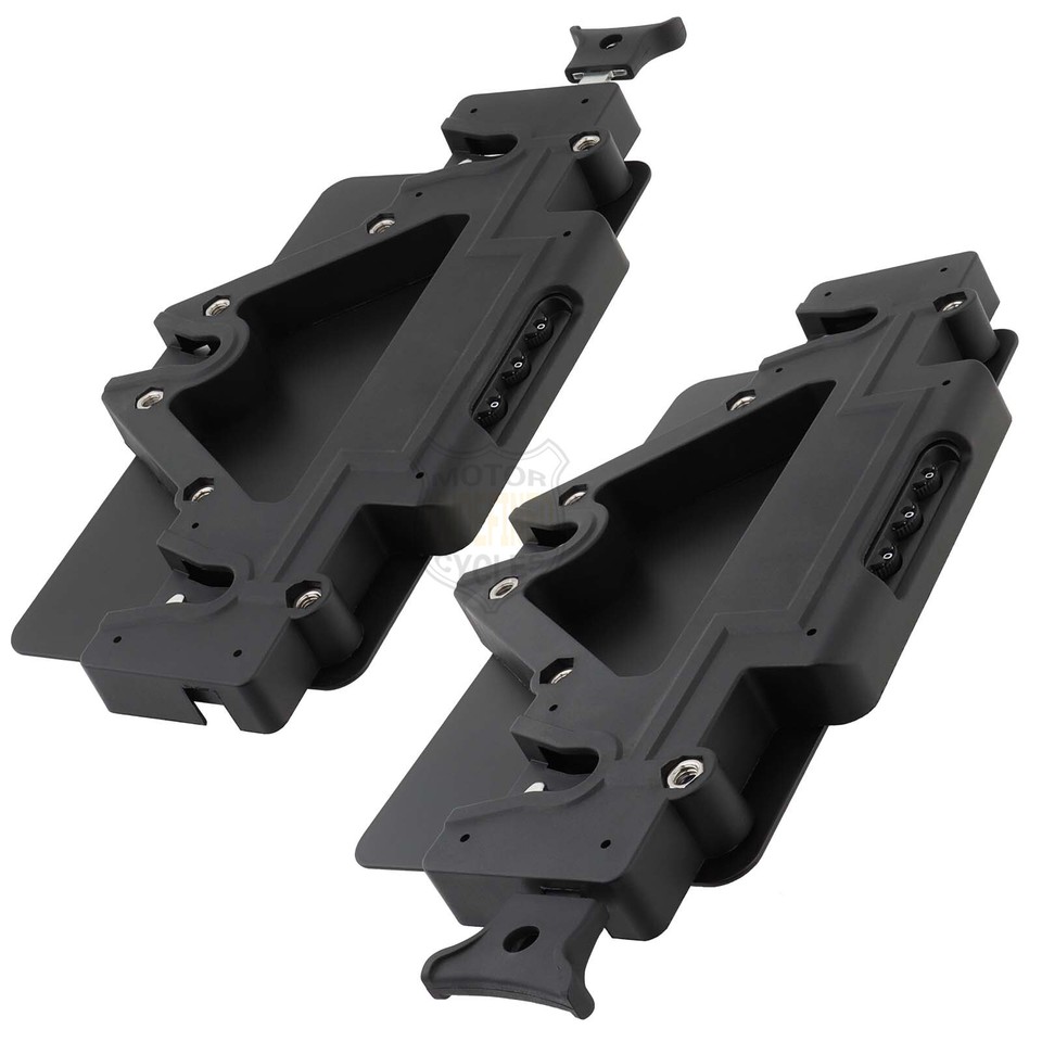 Universal Quick Release Saddlebag Pannier Mounting Kit Lockable Mount ...