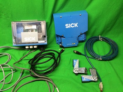 SICK OPTIC CLV650-0120 BARCODE SCANNER & CDM420-0102 POWER SUPPLY W ...