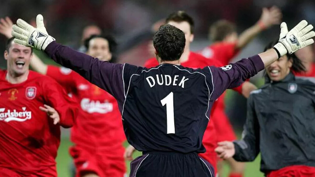 Hand Signed Jerzy Dudek Shirt BNWT - Liverpool Champions League Final ...