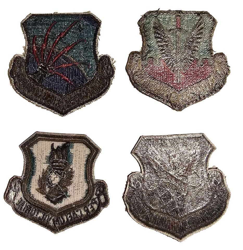 Set 4 Military Patches USAF Air Force Communication Tactical Field ...