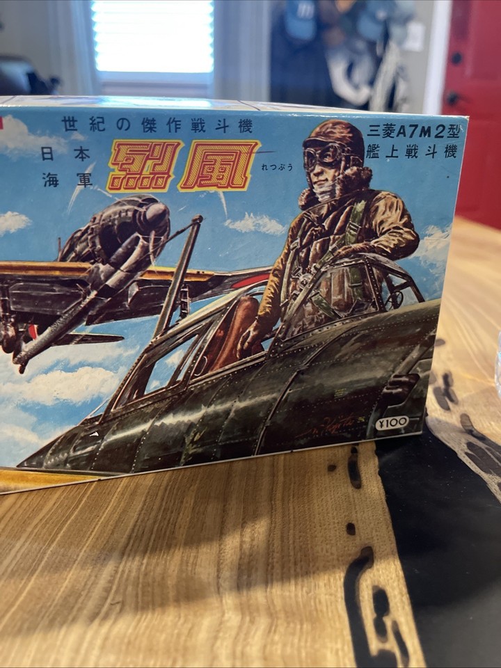 Rare Aoshima 1/72 Mitsubishi A7M2 Reppu "Sam" WWII Japan Fighter Model ...