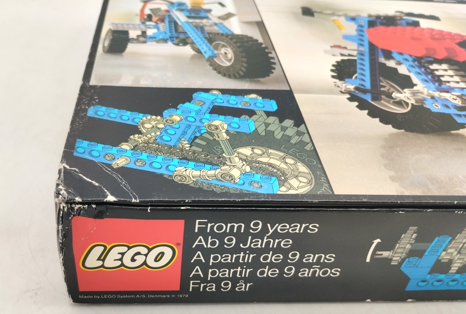 LEGO 857 Motorcycle NEW SEALED MISB Technik Technic 1979 Vintage 70s ...