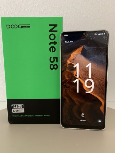 Doogee Note 58, Android 15, 128 GB Handy, komplett und OVP | eBay.de