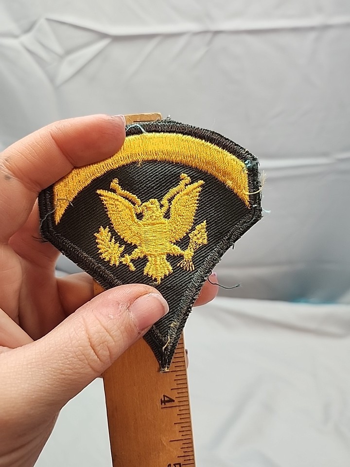 U.S. Military Specialist 5 E-5 Rank Patch Insignia Yellow Green ...