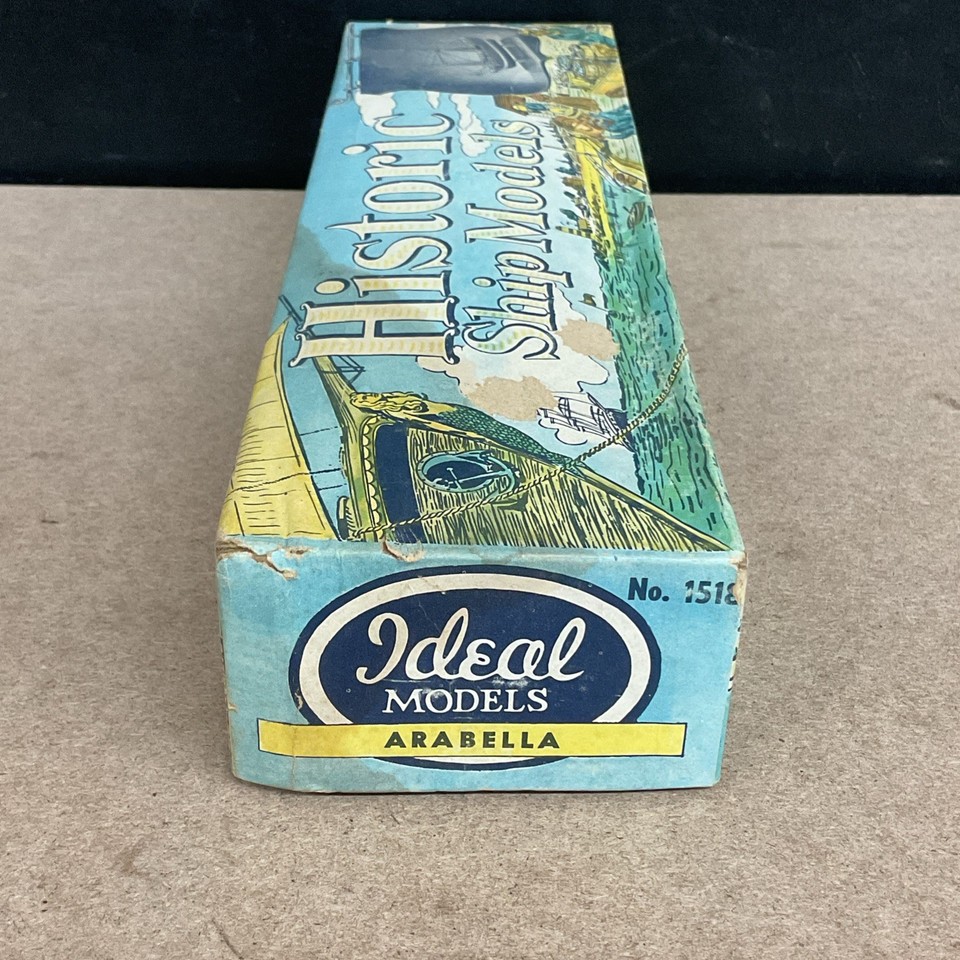 Vintage Ideal Models Arabella No. 1518 Historic Ship Models Wood Model ...