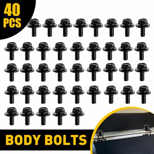 Body Bolts Bolts Screws M6-1.0 x 16mm Long - 17mm Washer - 10mm Hex ...