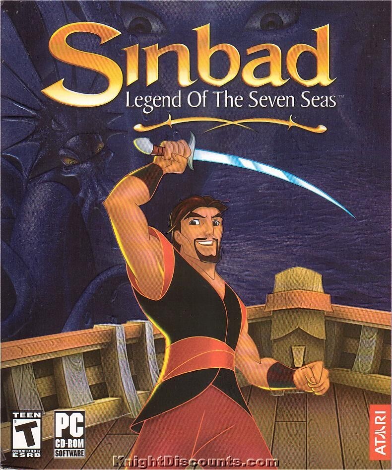 SINBAD Legend of the Seven Seas - Vintage Rare PC Game - Win98-XP NEW ...