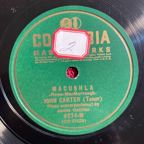 COLUMBIA 4274-M John Carter 78rpm Macushla/Kathleen Mavounreen | eBay
