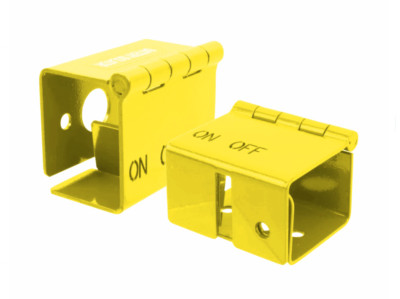Yellow Battery Isolator Bracket Lock Box Stainless Steel Locking ...
