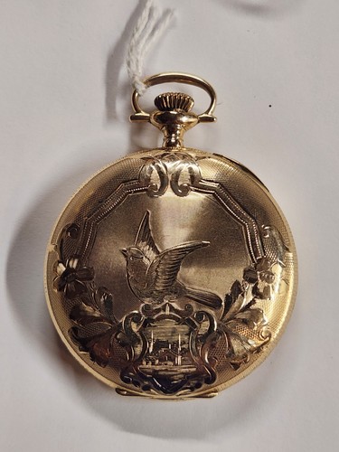 WALTHAM, 16S, Model 1908, 17J, 14K Gold HTG. CASE! NEAR MINT (A054-672 ...