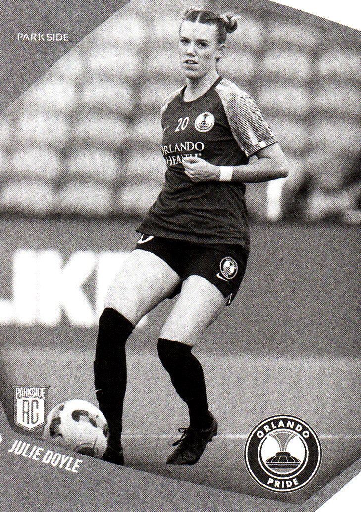2022 Parkside NWSL BLACK AND WHITE SP #20 Julie doyle -Orlando | eBay