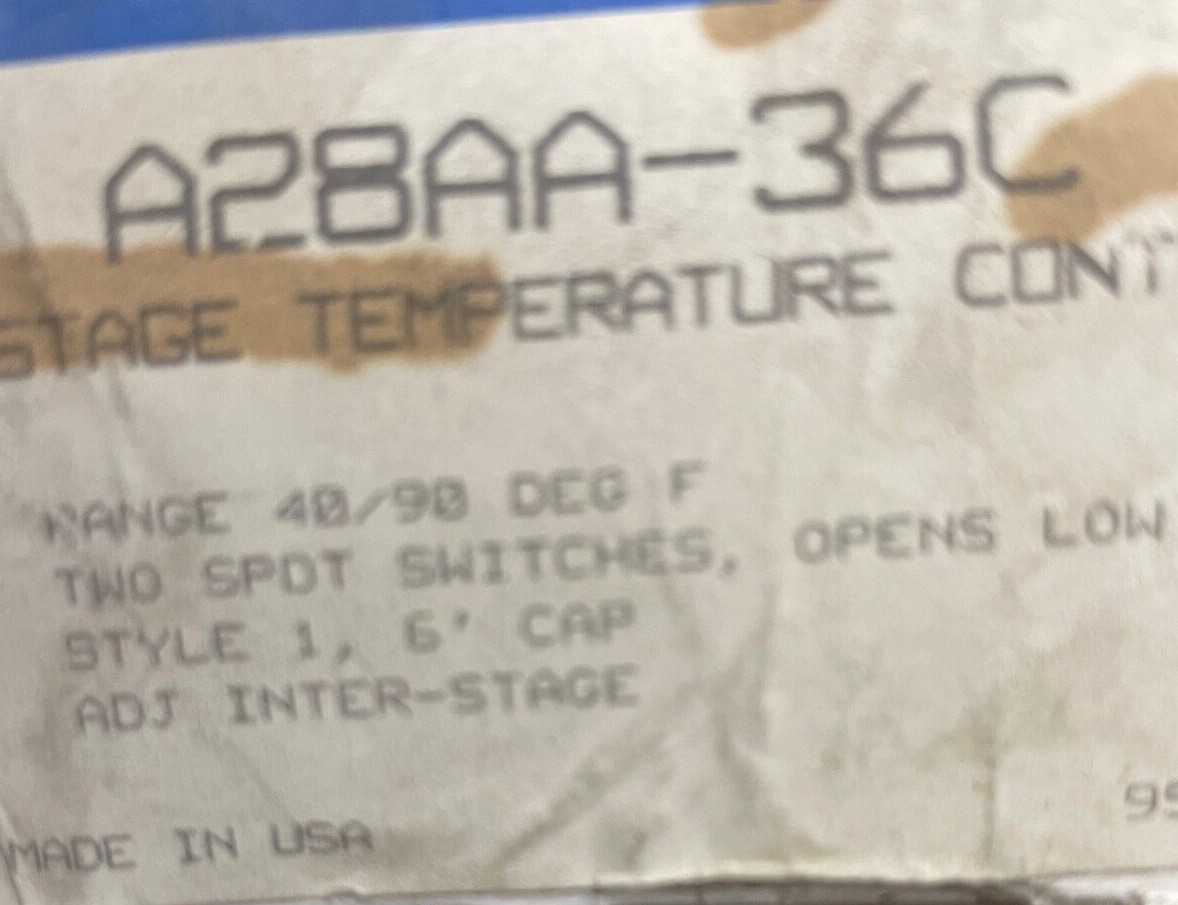 Johnson+Controls+A28AA-36C+Temperature+Controller for sale online | eBay