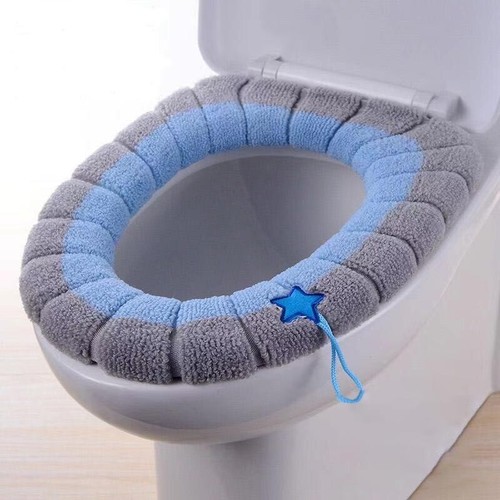 Bathroom Toilet Pad Cushion with Handle Thicker Soft Washable ...
