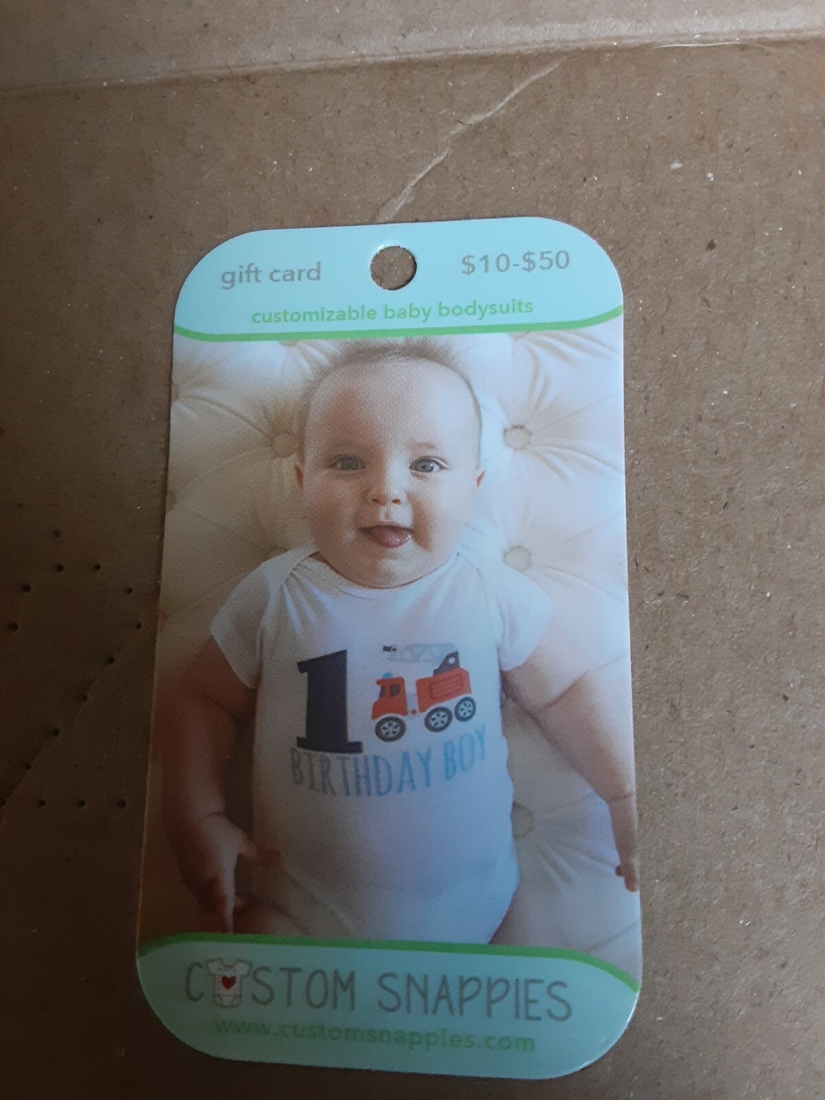 $50 Baby Custom Snappies Gift Card Baby Shower Gift | eBay