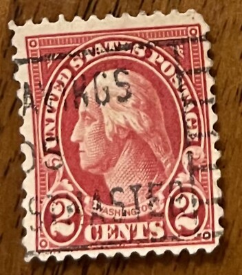Very Rare George Washington Red Two 2 Cent Postage Stamp | eBay