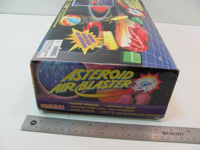 Everbright Vintage Asteroid Air Blaster Air Hockey Tabletop Game w/ Box ...