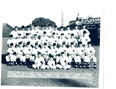 1952 WASHINGTON SENATORS 8X10 TEAM PHOTO VERNON YOST JENSEN BASEBALL D ...