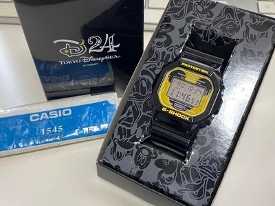 CASIO G-SHOCK DW-5600 × Disney Mickey Mouse digital wristwatch clean ...