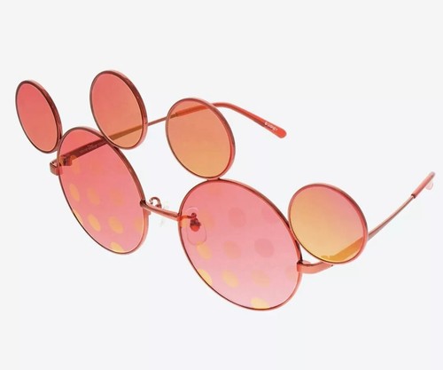 Tokyo Disney Resort Fashion Sunglasses Mickey Shape Red dot 2024 Japan ...