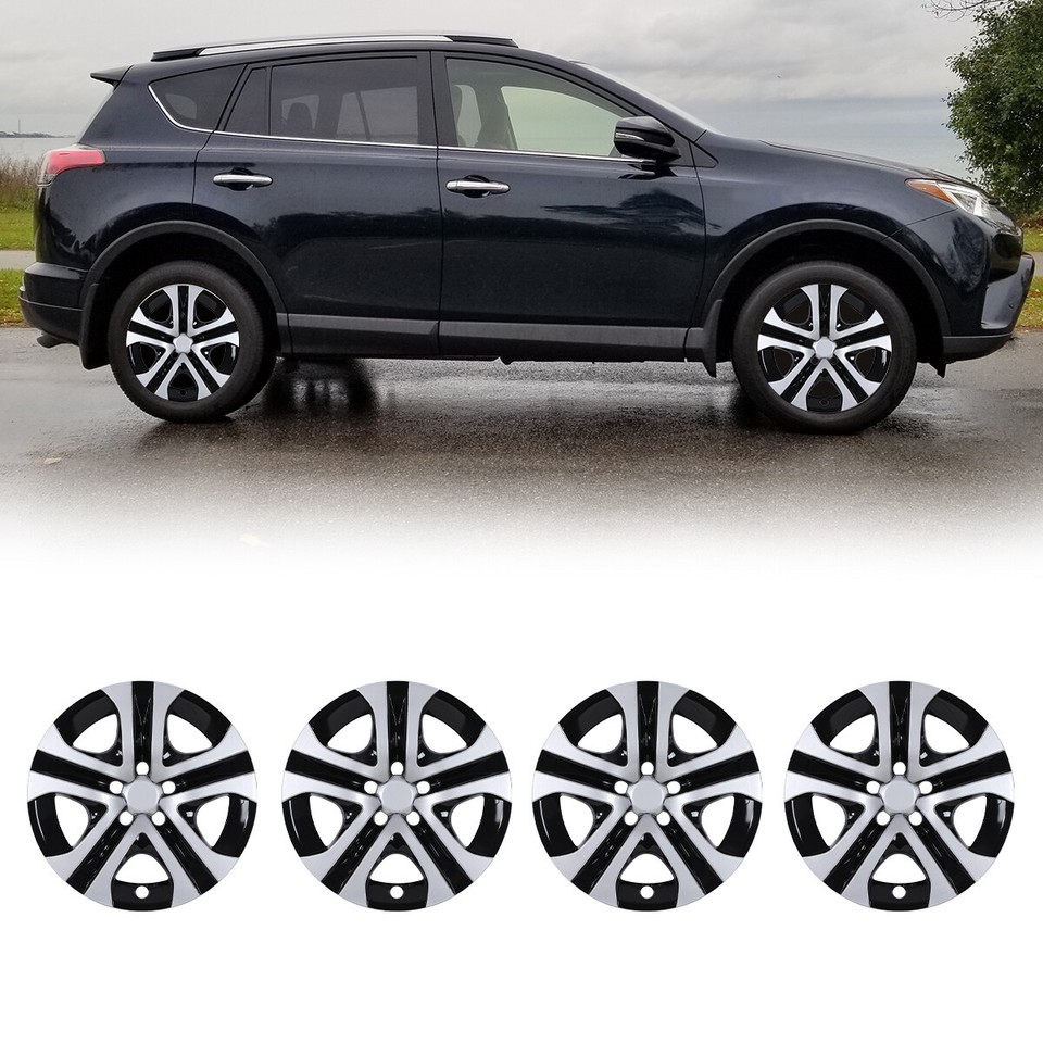 NEW Wheel Covers Hubcap Set for Toyota Rav4 2013-2018 Premium 17-in ...