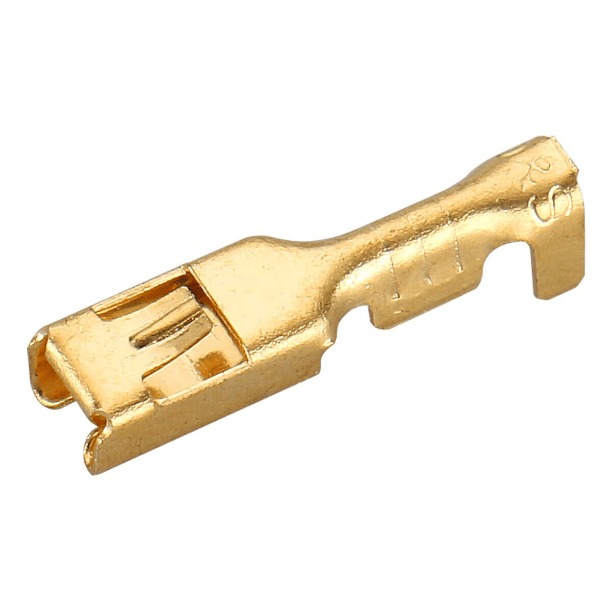 2.8mm Non Insulated Female Spade Quick Splice Crimp Terminals Connector ...