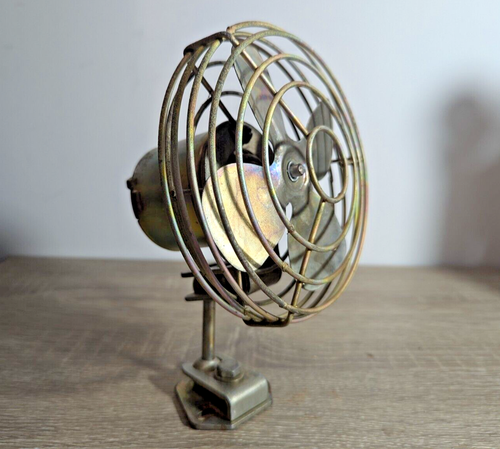 VINTAGE HOT ROD hot rad CAR 1930/40 METAL BLADE FAN Dash Column Defrost ...