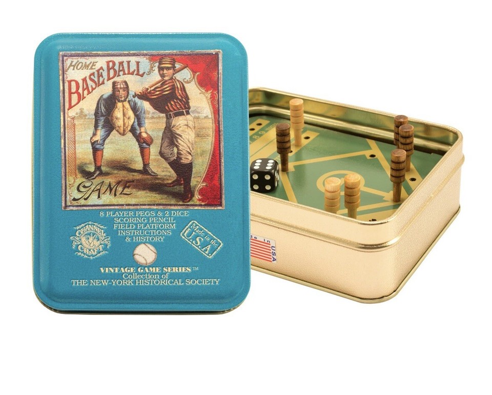 BRAND NEW MIN VINTAGE GAME SERIES 1st ED. TIN BASEBALL GAME TIN CHANNEL ...