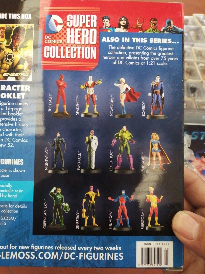 Sinestro DC Comics Super Hero Collection Figurine New Eagle Moss | eBay