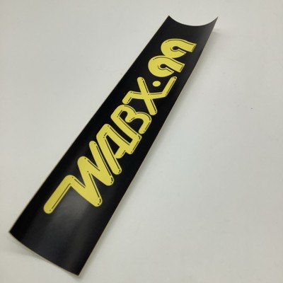 WABX 99 Detroit Rock Radio BUMPER STICKER Original Vintage | eBay