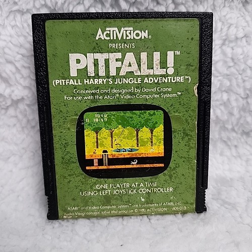 Atari 2600 Pitfall Harrys Jungle Adventure 1982 Activision Video Game Cartridge | eBay