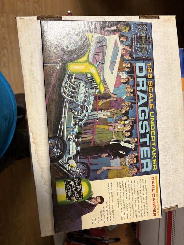 Vintage AURORA 1/25 Scale Undertaker Dragster Carl Casper Model Kit | eBay