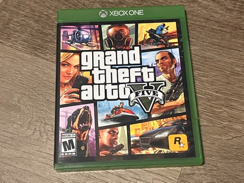 Grand Theft Auto V 5 GTA Microsoft Xbox One Complete w/Map Good Shape ...