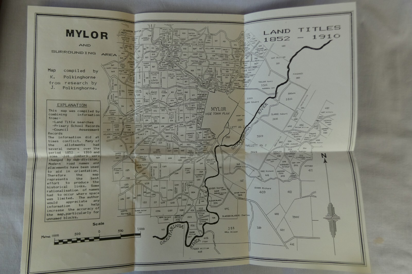 MYLOR - VALLEY OF DREAMS by JAN POLKINGHORNE + land titles map | eBay