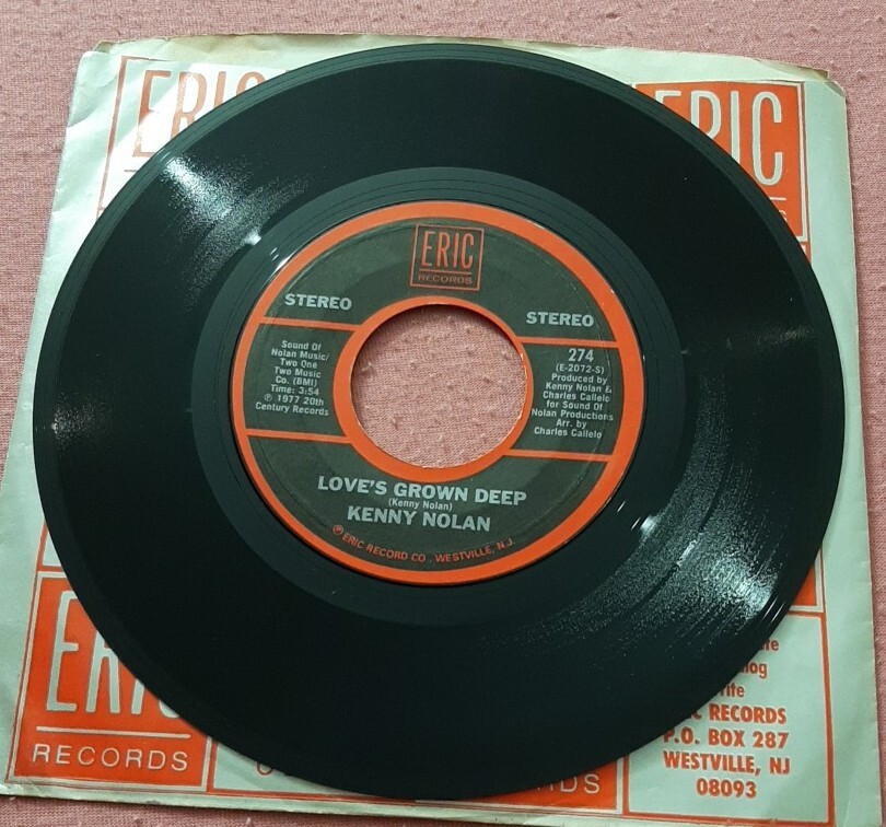 Kenny Nolan 45 Love's Grown Deep / I Like Dreamin' 1977 Eric 274 vg+ | eBay