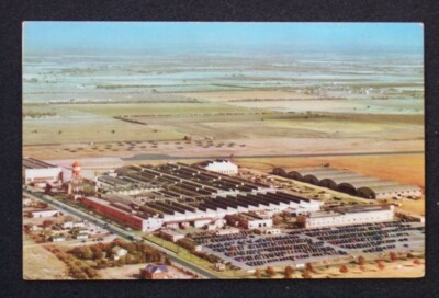 1950s Aerial Beechcraft Airplane Factory Wichita KS Sedgwick Co ...