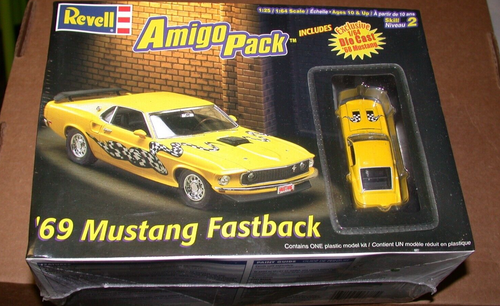 Revell Amigo Pack '69 Mustang Fastback, 1/25 Scale Model Kit | eBay