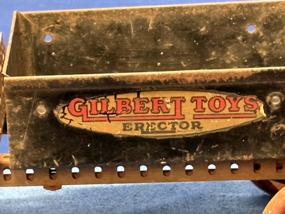 Gilbert Erector Set c. 1930 Assembled Original Toy Metal Truck *21 ...