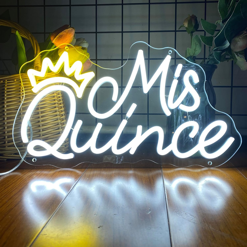 Mis Quince Neon Sign for Wall Decor Bedroom Aesthetic Birthday Party ...