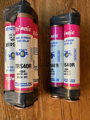Time delay fuses used TRS40R 600v time delay dual element Sale Includes ...