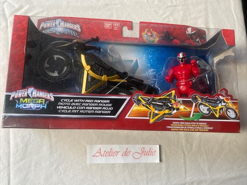 power rangers ninja steel - Mega Morph - Cycle With Red Rangers | eBay