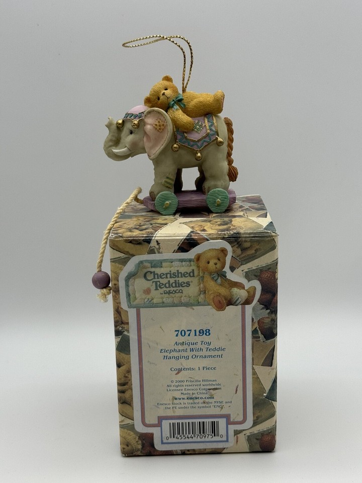Cherished Teddies Antique Toy Ornament Set LOT OF 8 RARE VHTF Christmas ...